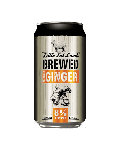 Tipple - Little Fat Lamb Brewed Ginger Cans 10pk delivered fast