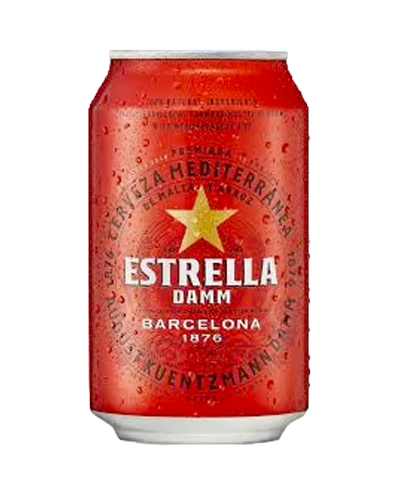 Estrella Damm Cans